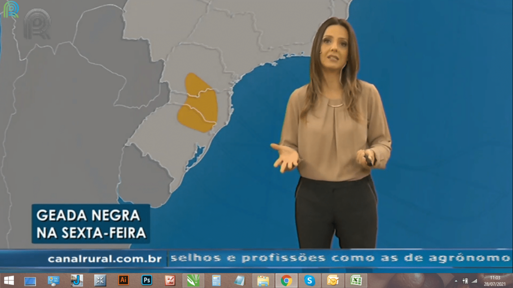 Previsão aponta para formação de geada negra no Sul do Brasil, capaz de ...